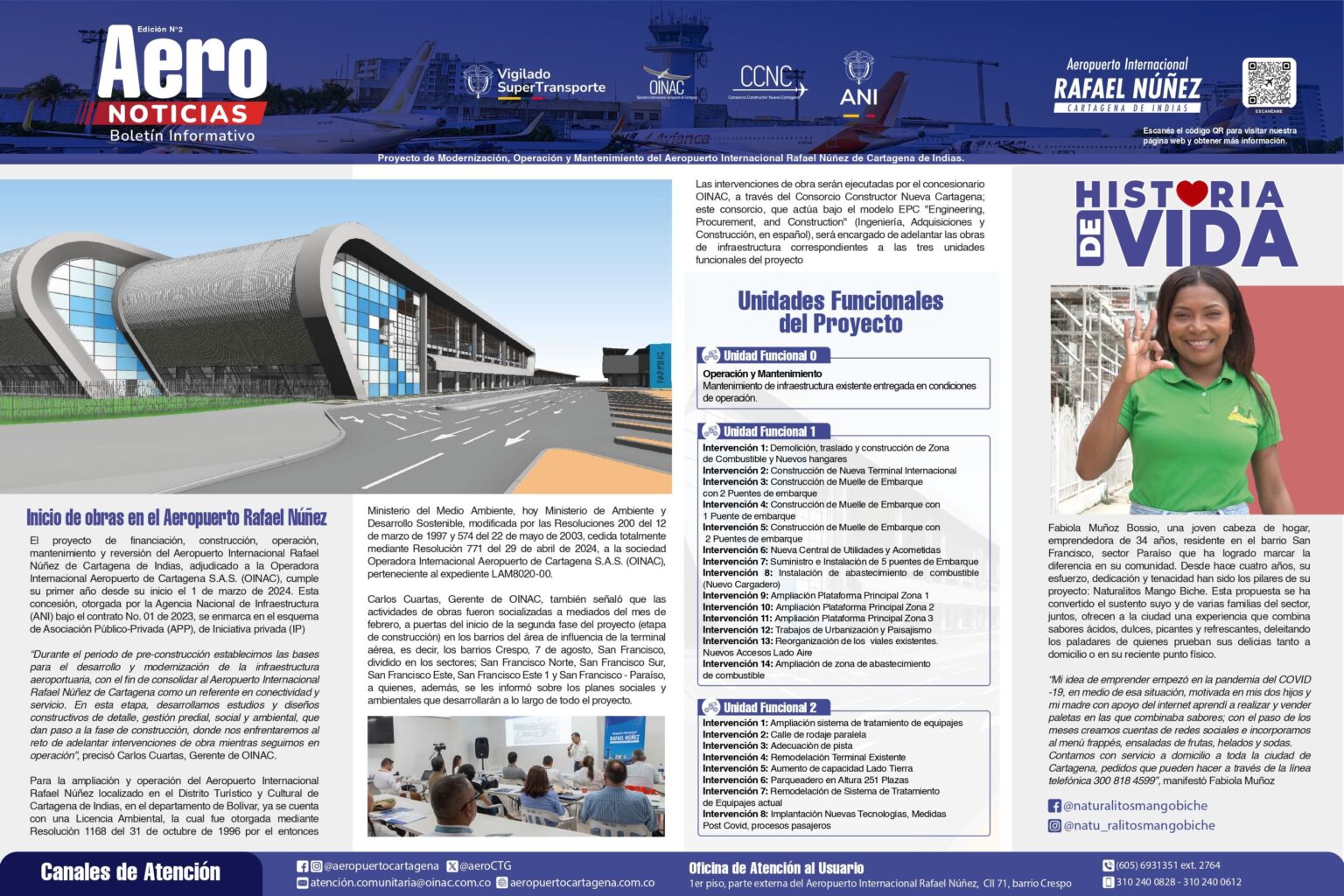 Desarrollo proyecto de modernización | Aeropuerto de Cartagena